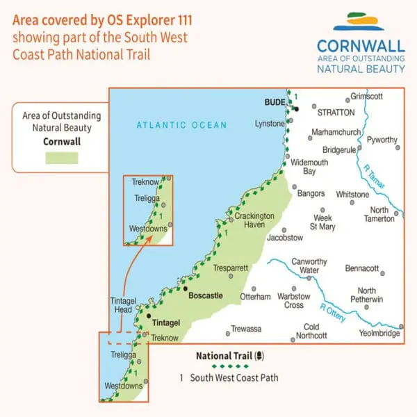 OS Explorer & Landranger Maps - Visit Bude | Holidays in Cornwall