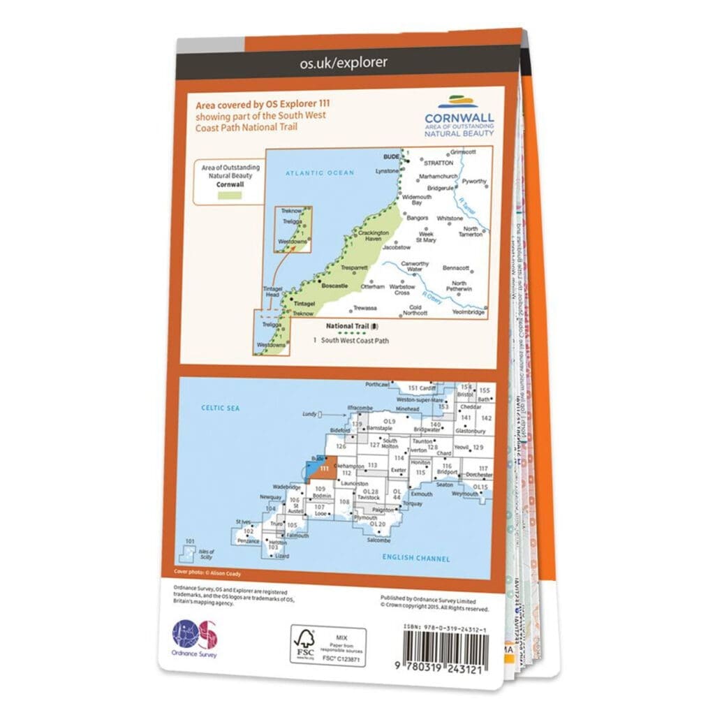 OS Explorer & Landranger Maps - Visit Bude | Holidays in Cornwall