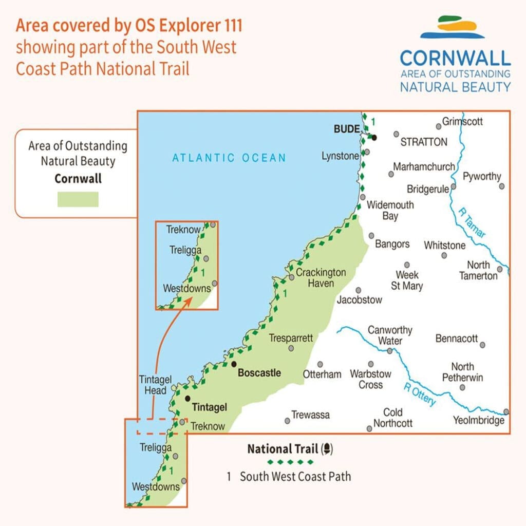 OS Explorer & Landranger Maps - Visit Bude | Holidays in Cornwall