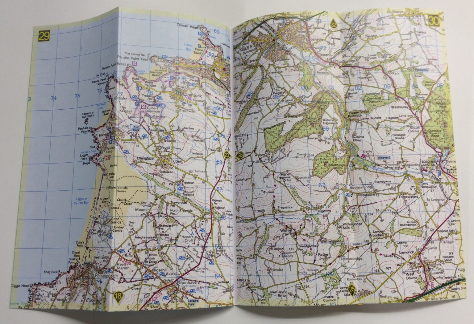 Yellow Map Atlas - Visit Bude | Holidays in Cornwall